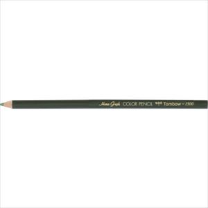 オレンジブック トラスコ中山　TRUSCOTombow 色鉛筆 1500 単色 まつば色 12本 〔品番:150009〕[ 注番:2156507]特長●鮮やかな発色、優れた定着性、滑らかな書き心地の高品質の色鉛筆です。●デザイン・設計・グラ...