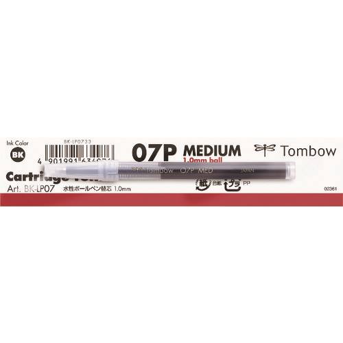 オレンジブック トラスコ中山　TRUSCOTombow 水性ボールペン替芯 BKLP07 黒 〔品番:BKLP0733〕[ 注番:2159341]特長仕様●芯径(mm)：0.7●インク色：黒仕様2●適合本体：BW-LIB/BW-LIT/BW...