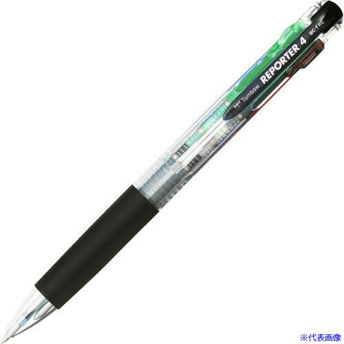 オレンジブック トラスコ中山　TRUSCOTombow 4色ボールペン リポーター4 透明 〔品番:BCFRC20〕[ 注番:2159357]特長●スリムボディで持ちやすく、また、強力なグリップは一枚の紙から厚手のノートまではさめます。●ノ...