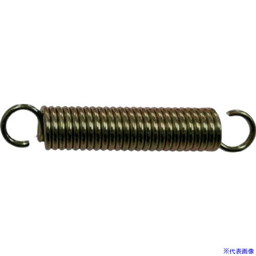 オレンジブック トラスコ中山　TRUSCOWAKI バラ鉄引きバネ 2.5×16.5×90 〔品番:SR1987〕[ 注番:2160380]特長●引張り方向に荷重を受ける用途に用いられるため、両端部がフック形状になっています。仕様●線径d(...