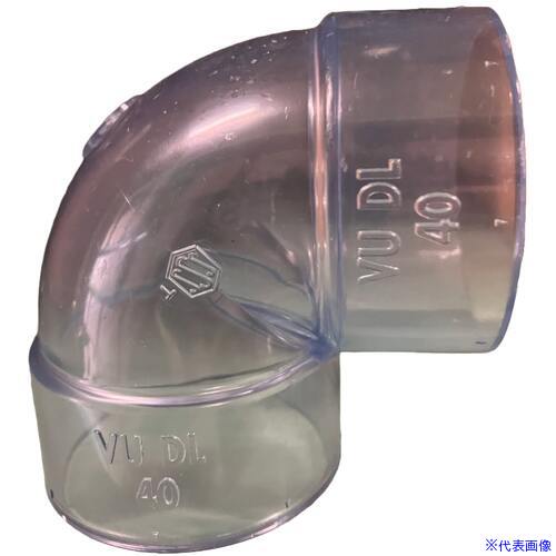 オレンジブック トラスコ中山　TRUSCOエスロン 透明DV-VU継手 90度エルボ(VUDL)40 〔品番:SUDL40〕[ 注番:2168658]特長仕様●塩ビ管呼び径：40仕様2材質/仕上セット内容/付属品注意原産国（名称）日本JAN...