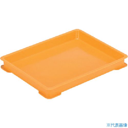 オレンジブック トラスコ中山　TRUSCOサンコー プラスチックトレー 200405 サンバット#5 オレンジ 〔品番:SK5〕[ 注番:2173148]特長●洗練された形状、堅牢な強度、優れた機能を誇ります。●近年、増々発達するマテハン分...