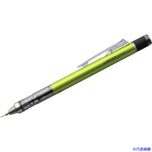オレンジブック トラスコ中山　TRUSCOTombow シャープペンシル モノグラフ ライム0.5 〔品番:DPA132E〕[ 注番:2174960]特長●しっかり消せるモノ品質の消しゴムを搭載しました。●片手でも出し入れ可能な繰り出し式で...