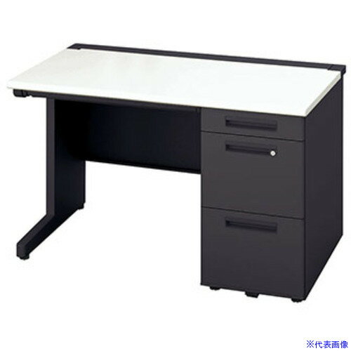 オレンジブック トラスコ中山　TRUSCONAIKI 片袖デスク(ロングストローク XEHH型/天板:ホワイト 本体:ブラック/W1200×D700×H720 〔品番:XEHH127HSBH〕[ 注番:2177217]特長●これからのワーク...