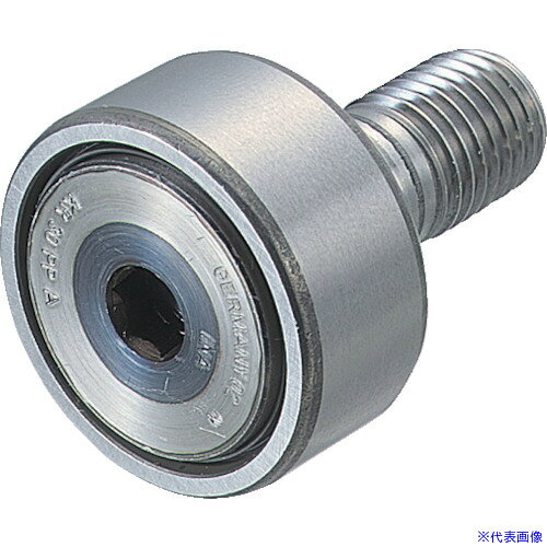 オレンジブック トラスコ中山　TRUSCOイナ カムフォロア 外径30mm 〔品番:KR30PP〕[ 注番:2200228]特長●外輪が肉厚で、外径面はクラウニングされています。●大きなラジアル荷重を支持できます。●軸を通じて潤滑剤を補給で...