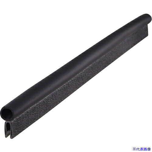 オレンジブック トラスコ中山　TRUSCOIWATA トリムシール 4100シリーズPVC(15M巻) 〔品番:4100-B-3X16C〕[ 注番:2207326]特長●チューブ部はクッション性のある発泡スポンジとなっており扉部や防塵対策に...