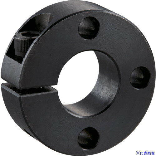 オレンジブック トラスコ中山　TRUSCOIWATA スリットカラー 3穴 黒染め 〔品番:SCS0610CP3〕[ 注番:2213551]特長●締結力の強いスタンダードスリットカラーです。●面で締め付けるため締結力が強く、シャフトに傷が付...