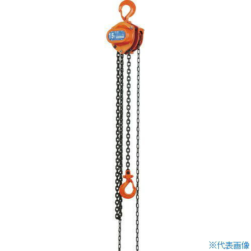オレンジブック トラスコ中山　TRUSCO象印 手動チェーンブロック 0.5t 揚程4m(C21 0.5−4m) 〔品番:C2100540〕[ 注番:2224351]特長●ドイツ安全審査機関が認めた表面硬化強力ロードチェーンを標準装備してい...