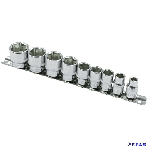 オレンジブック トラスコ中山　TRUSCOアストロプロダクツ 3/8DR ソケットセットミリ (9個組) 〔品番:2002000029508〕[ 注番:2233587]特長●3/8DR規格のミリサイズソケットを厳選した9個組セット●自動車整...
