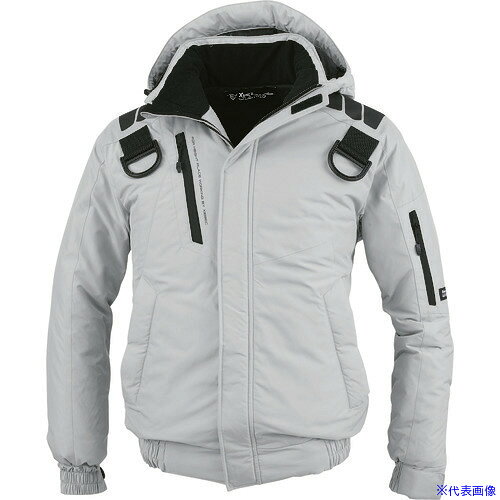 オレンジブック トラスコ中山　TRUSCOジーベック 防寒ブルゾン122-22-M 〔品番:12222M〕[ 注番:2243549]特長●暖かく安全に作業ができるフルハーネス対応防寒です。用途●作業全般用。仕様●色：シルバーグレー●サイズ：...