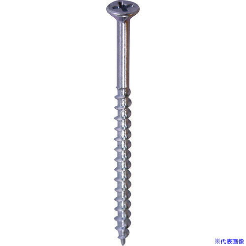 オレンジブック トラスコ中山　TRUSCODAIDOHANT VP ユニクロ コーススレッド フレキ頭 5.1x150 (9本入) 〔品番:10174075〕[ 注番:2252093]特長●頭部下のフレキ加工で木材を切削し、頭浮きを防ぎます...