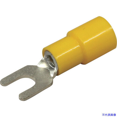 オレンジブック トラスコ中山　TRUSCOニチフ 環境配慮形絶縁被覆付圧着端子 Y形(50P) 〔品番:TMEX5.5Y4SBLK〕[ 注番:2263135]特長●端子筒部に絶縁被覆があらかじめセットされております。●絶縁体形状：TME形は...