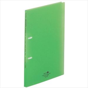 オレンジブック トラスコ中山　TRUSCOLIHIT フラット・ツイストリングファイル 黄緑 A4 〔品番:F50006〕[ 注番:2264799]特長●キラキラ光る水玉をイメージしたAQUA　DROPsシリーズです。●背幅16mmで超薄型...