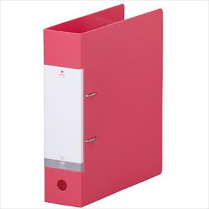 オレンジブック トラスコ中山　TRUSCOLIHIT D型リングファイル(650枚収納) 赤 A4 〔品番:G22803〕[ 注番:2266525]特長●ファイルのゆがみを防ぐセーフティストッパー付きです。●タイトル記入に便利な交換式背見出...