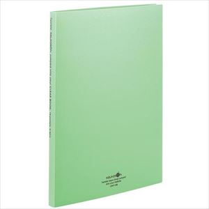 オレンジブック トラスコ中山　TRUSCOLIHIT クリヤーブック＜ポケット交換タイプ＞ 15P 黄緑 A4 〔品番:N50156〕[ 注番:2268050]特長●不透明タイプ表紙のAQUA　DROPsシリーズは360°回転のツイストリン...