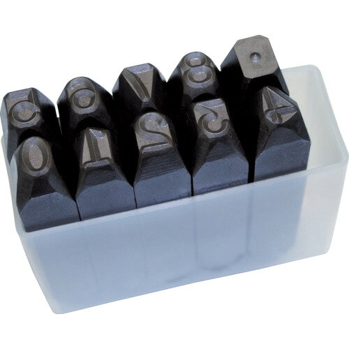 オレンジブック トラスコ中山　TRUSCOTRUSCO 数字刻印セット 16mm 〔品番:SK160〕[ 注番:2284812]特長●数字の6と9は兼用できますので、9を除き「・」を入れ10本セットとしました●彫りが深く、シャンクも太いため...
