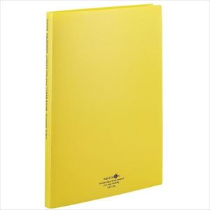 オレンジブック トラスコ中山　TRUSCOLIHIT クリヤーブック＜ポケット交換タイプ＞ 15P 黄 A4 〔品番:N50155〕[ 注番:2285416]特長●不透明タイプ表紙のAQUA　DROPsシリーズは360°回転のツイストリング...