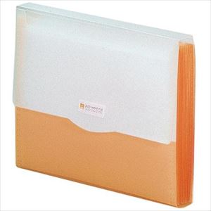 オレンジブック トラスコ中山　TRUSCOLIHIT ドキュメントファイル オレンジ A4 〔品番:G56104〕[ 注番:2287001]特長●開閉がカンタンな面ファスナー使用しています。●テストや書類を項目別にすっきり整理できる多仕切フ...