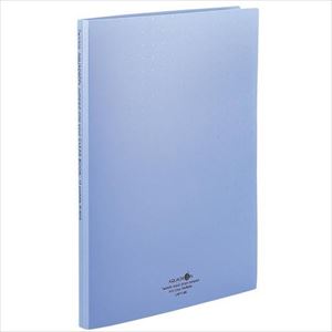 オレンジブック トラスコ中山　TRUSCOLIHIT クリヤーブック＜ポケット交換タイプ＞ 15P 青 A4 〔品番:N50158〕[ 注番:2288564]特長●不透明タイプ表紙のAQUA　DROPsシリーズは360°回転のツイストリング...