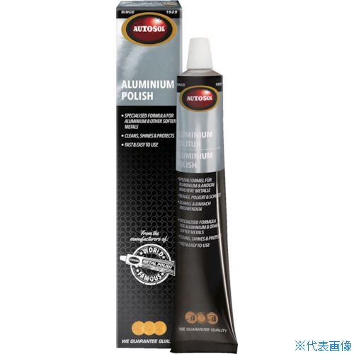 オレンジブック トラスコ中山　TRUSCOAUTOSOL アルミニウムポリッシュ 75ml 〔品番:005〕[ 注番:2293596]特長●ドイツ製のアルミニウム用磨き艶出し剤です。●アルミニウムに特化した成分を配合し、アルミニウム特有の汚...