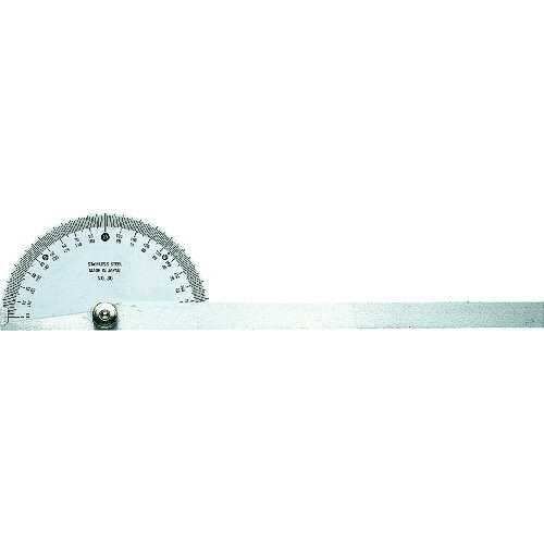 オレンジブック トラスコ中山　TRUSCOTRUSCO プロトラクター ステンレス 竿全長315 〔品番:TP30〕[ 注番:2296926]特長●竿が固定できます。●表面はシルバー仕上げにより光の反射を抑え、文字が見やすくなっています。用...