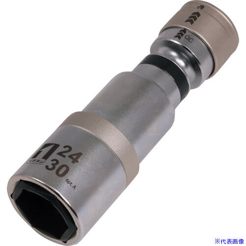 オレンジブック トラスコ中山　TRUSCOMUSTTOOL QCソケット ダフソケット 24/30 首振 6角 IM−4W2430IUN−6K 〔品番:19852〕[ 注番:2312444]特長●インパクトレンチのソケット着脱が一発で可能で...