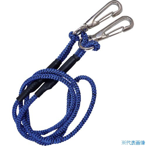 オレンジブック トラスコ中山　TRUSCOVictor ビクタープラス セーフティコード スリム(1kgタイプ・ブルー) 〔品番:VPC1BL〕[ 注番:2312543]特長●防弾チョッキなどにも使われる強度に優れたケブラー繊維を編み込んで...