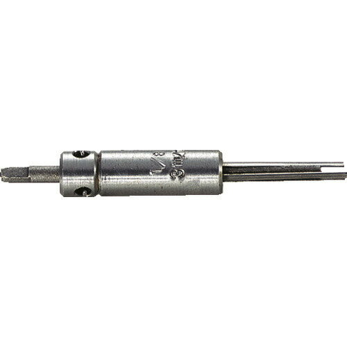 オレンジブック トラスコ中山　TRUSCOTRUSCO 折れ込みタップ除去工具 三本爪 3mm 1/8用 〔品番:PT33〕[ 注番:2318989]特長●タップの中途が折れ込んだとき、ねじ山を損傷せず折れ込みタップを簡単に抜き取る工具です...
