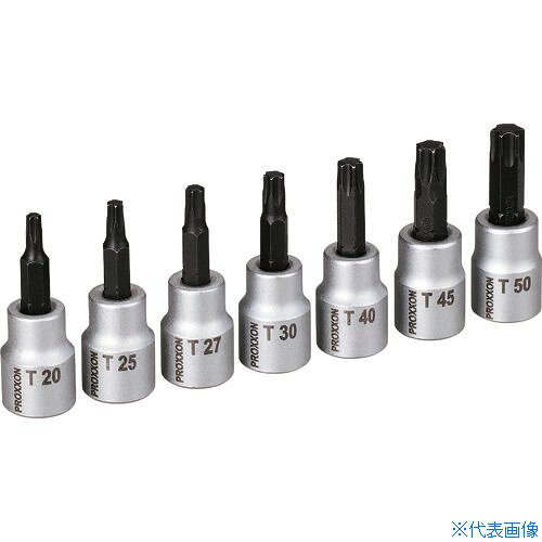 オレンジブック トラスコ中山　TRUSCOPROXXON トルクス[[R下]]ビットソケット7点セット 3/8 〔品番:83652〕[ 注番:2321197]特長●表面処理として、下地に二層のニッケルクロームと最終仕上げにマットクロームが施...