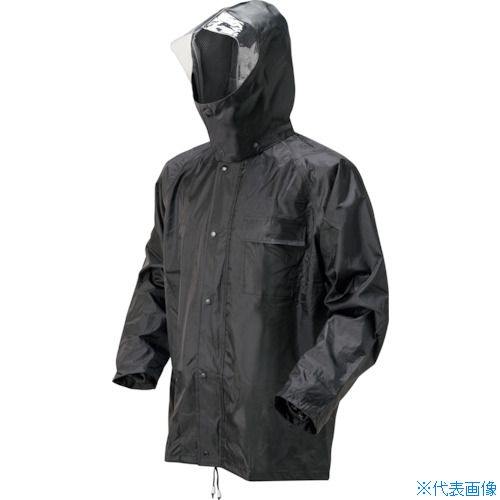 オレンジブック トラスコ中山　TRUSCO喜多 かっぱです。 No1700 ブラック LL 〔品番:NO1700BKLL〕[ 注番:2362017]特長●上着は、水の侵入を防ぐ前たて、手袋使用時に便利な2重袖、収納に便利な左胸ポケット、視認...
