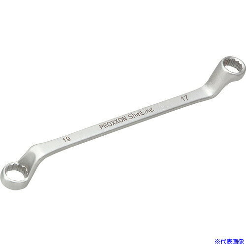 オレンジブック トラスコ中山　TRUSCOPROXXON 両口メガネレンチ 17×19mm 〔品番:83888〕[ 注番:2391532]特長●31CrV3を原材料としたスパナは薄さと耐久性を持ち、深く刻まれたレーザーマーキングが施され素早...
