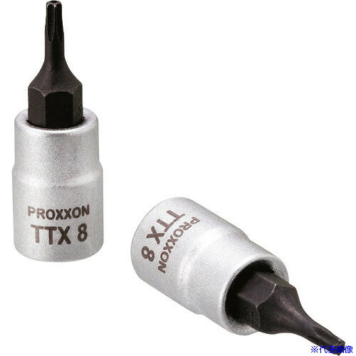 オレンジブック トラスコ中山　TRUSCOPROXXON トルクス[[R下]]ビットソケット いじり止め穴付 TTX8 〔品番:83753〕[ 注番:2393196]特長●表面仕上：下地に二層のニッケルクロームと最終仕上げはマットクロームが...