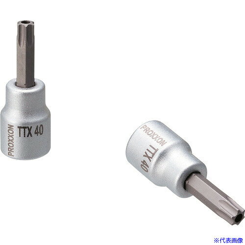 オレンジブック トラスコ中山　TRUSCOPROXXON トルクス[[R下]]ビットソケット3/8 いじり止め穴付 TTX40 〔品番:83597〕[ 注番:2393211]特長●表面仕上：下地に二層のニッケルクロームと最終仕上げはマットク...
