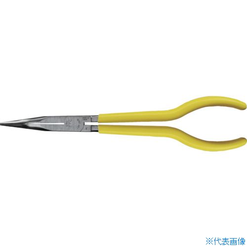 オレンジブック トラスコ中山　TRUSCOTTC ロングリーチプライヤー(ベントタイプ) 〔品番:LRP280B〕[ 注番:2409192]特長●全長が長くスリムな先端が手の届きにくい狭所作業に最適です。用途●自動車・農機具・産業機械等の作...