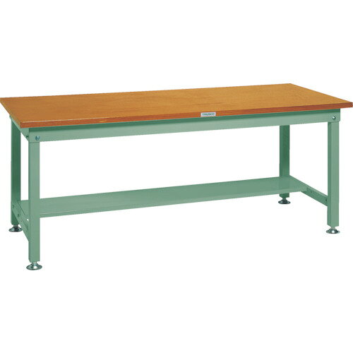 オレンジブック トラスコ中山　TRUSCOTRUSCO 中荷重作業台(1200kg)HW型 1500X900XH740 基本タイプ グリーン色 緑 〔品番:HW1509〕[ 注番:2409275]特長●脚部はグリーン色です。●アジャスターと...
