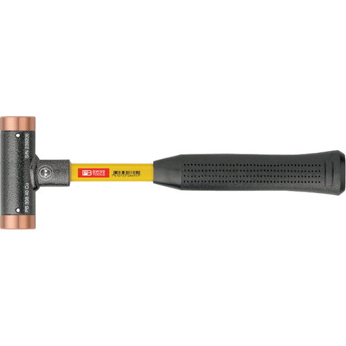 オレンジブック トラスコ中山　TRUSCOPBスイスツールズ 308−24CU 無反動銅ハンマー (グラスファイバー柄) 〔品番:30824CU〕[ 注番:2440546]特長●内部にディスクが内蔵されたヘッドは、インパクトの瞬間にディスク...