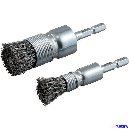 オレンジブック トラスコ中山　TRUSCOKTC ハブポリッシャ 外径20mm 〔品番:ACP25W〕[ 注番:2463904]特長●固着した錆をしっかり取るのに便利な一体物シャフトです。●六角軸でポリッシャを確実に固定できるから、使用する...
