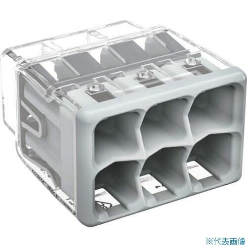 オレンジブック トラスコ中山　TRUSCOWAGO WGZ−6 差し込みコネクタ 6穴 50個入り 〔品番:WGZ6〕[ 注番:2463923]特長●極数毎に色分けされ識別がしやすいです。●ハウジングがよりクリアになり、電線挿入目視確認が容...