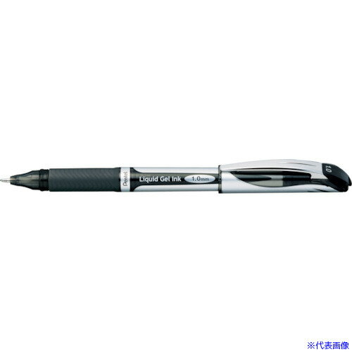 オレンジブック トラスコ中山　TRUSCOPENTEL ボールペン エナージェル キャップ式 1.0mm 黒 〔品番:BL60A〕[ 注番:2487777]特長●濃くはっきりとした文字が書け、速記にも強く、乾きも速いエナージェルインキ採用で...