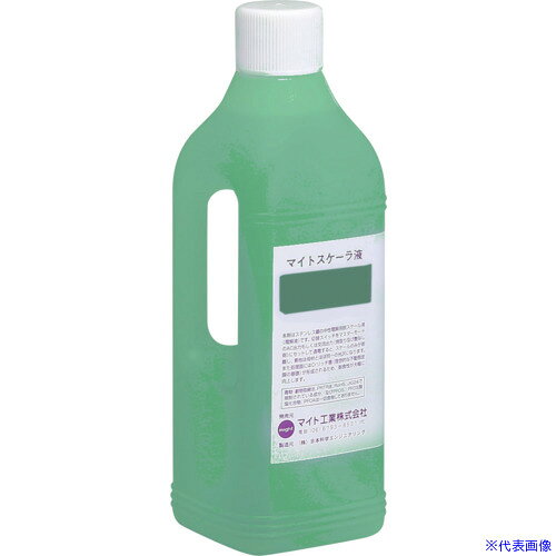 オレンジブック トラスコ中山　TRUSCOマイト 電解液 1L入り(AC専用) 〔品番:SUS2001L〕[ 注番:2508151]特長●中性。劇物、毒物非該当品です。用途●スケーラー電源で使用し、ステンレスTIG溶接ビードの焼けを取る仕様...