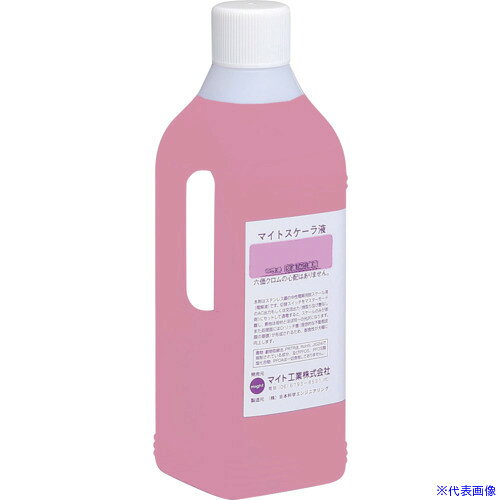 オレンジブック トラスコ中山　TRUSCOマイト 電解液 1L入り 〔品番:SUS4000B1L〕[ 注番:2508193]特長●効率の良い還元剤の配合により6価クロムを3価クロムに変換しますので安全です。●後処理は完全な水洗いをしてくださ...