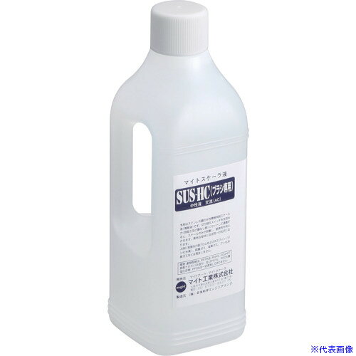 オレンジブック トラスコ中山　TRUSCOマイト ハケ・クロス用電解液 1L入り(AC専用) 〔品番:SUSHC1L〕[ 注番:2509819]特長●効率の良い還元剤の配合により6価クロムを3価クロムに変換しますので安全です。●後処理は軽い...