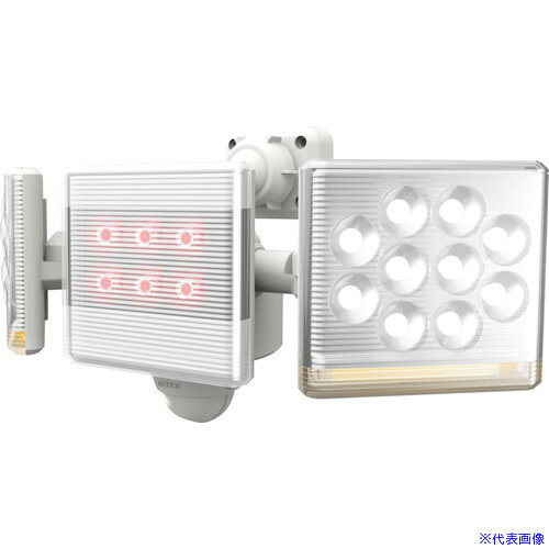 オレンジブック トラスコ中山　TRUSCORITEX 12W2灯 フリーアーム式 LEDセンサーライト リモコン付 〔品番:LEDAC2030〕[ 注番:2514031]特長●様々な設定をリモコンで遠隔操作できるセンサーライト(明るい白色灯...
