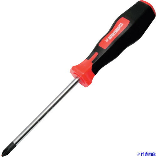オレンジブック トラスコ中山　TRUSCOアストロプロダクツ プラスドライバー PH2×100mm 〔品番:2002000027467〕[ 注番:2528546]特長●スタンダードタイプのプラスドライバーです。●滑りにくく握りやすいグリップ...