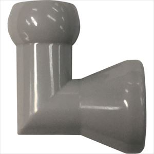 オレンジブック トラスコ中山　TRUSCONIKKI クーラントシステム1/4 フィッティングL型灰色 1/4 (2個入) 〔品番:62420G2〕[ 注番:2530003]特長●金属加工機械のクーラント液用のホースとして、及びその他の流体...