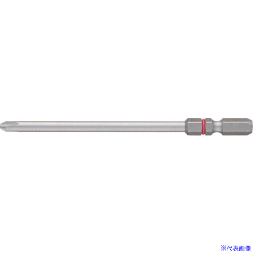 オレンジブック トラスコ中山　TRUSCOVESSEL ブレないビット(片頭) +2×100mm 5本組 DC5P2100D 〔品番:DC5P2100D〕[ 注番:2534491]特長●ビットの振れを抑制するクッションリング付きです。●狭い...