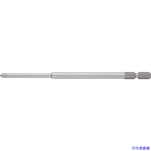 オレンジブック トラスコ中山　TRUSCOVESSEL ナメないビット(片頭) +2×150mm 2本組 DZ162150 〔品番:DZ162150〕[ 注番:2534552]特長●ギザ部がネジのカムアウトを防止します。●足場の悪い、不安定...