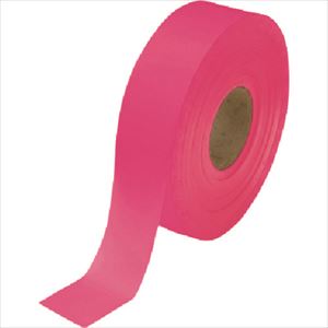 オレンジブック トラスコ中山　TRUSCOMYZOX ビニールテープピンク 30mm幅 100m＜BT−30P−100M＞ 〔品番:221395〕[ 注番:2538162]特長● カラフルで目立つ標識用ビニールテープです。用途●植林、樹木調...