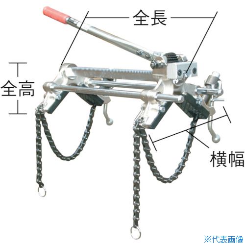 オレンジブック トラスコ中山　TRUSCOHIT パイプ挿入機 PIM200−R 適合パイプ呼び寸法 75〜200 〔品番:PIM200R〕[ 注番:2542528]特長●パイプに傷をつけずに一人で楽に挿入できます。●複数サイズのパイプ兼用...