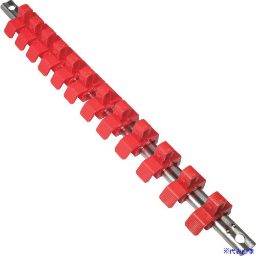 オレンジブック トラスコ中山　TRUSCOアストロプロダクツ 3/8DR クイックリリース ソケットホルダー(12個用) 〔品番:2003000008050〕[ 注番:2547443]特長●ソケットの取り外しが簡単にできる、ロッククリップ式...